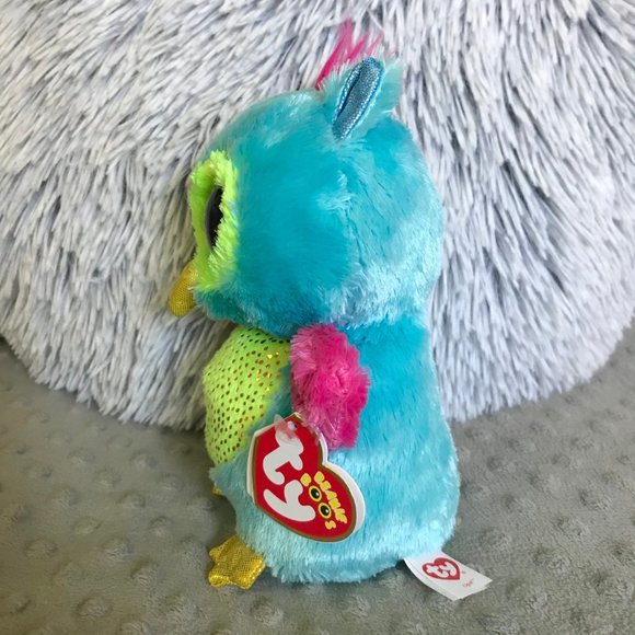Ty | Toys | Beanie Boo Rare Justice Exclusive Owl Opal | Poshmark